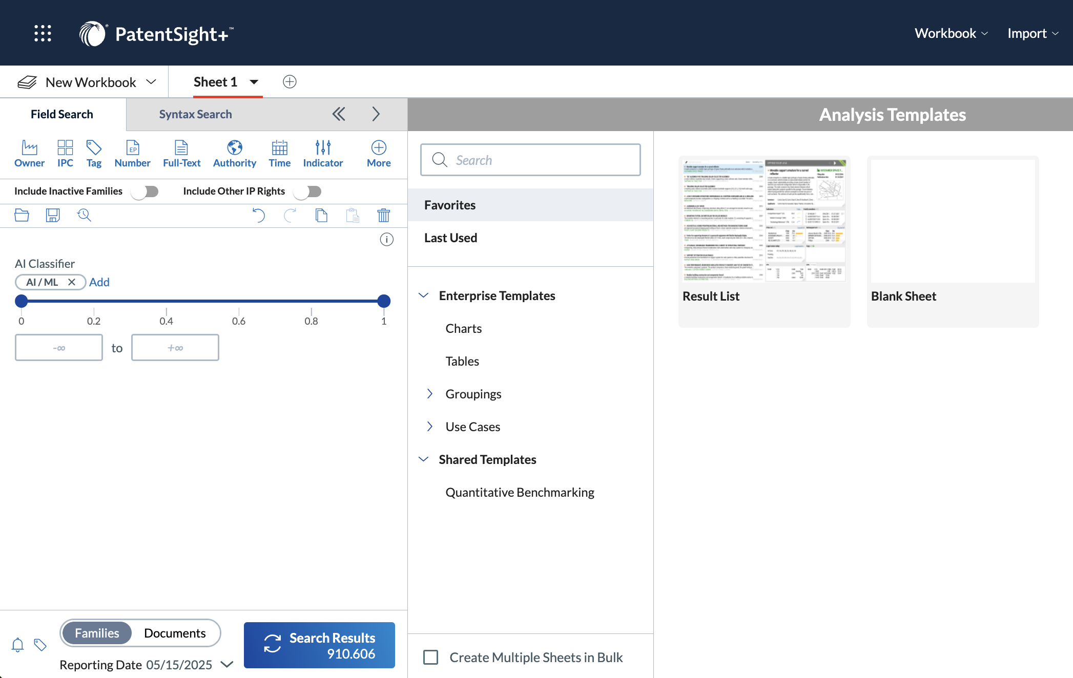 Filter Search and sort by AI Classifier scores – LexisNexis Intellectual Property Solutions